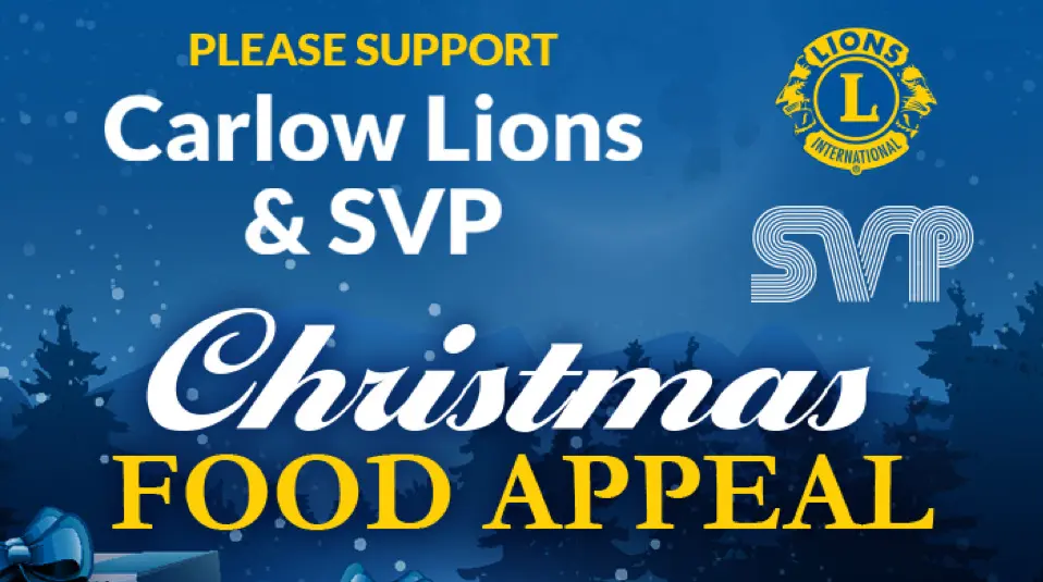 Annual Carlow Christmas Food Appeal - Society of St. Vincent de Paul