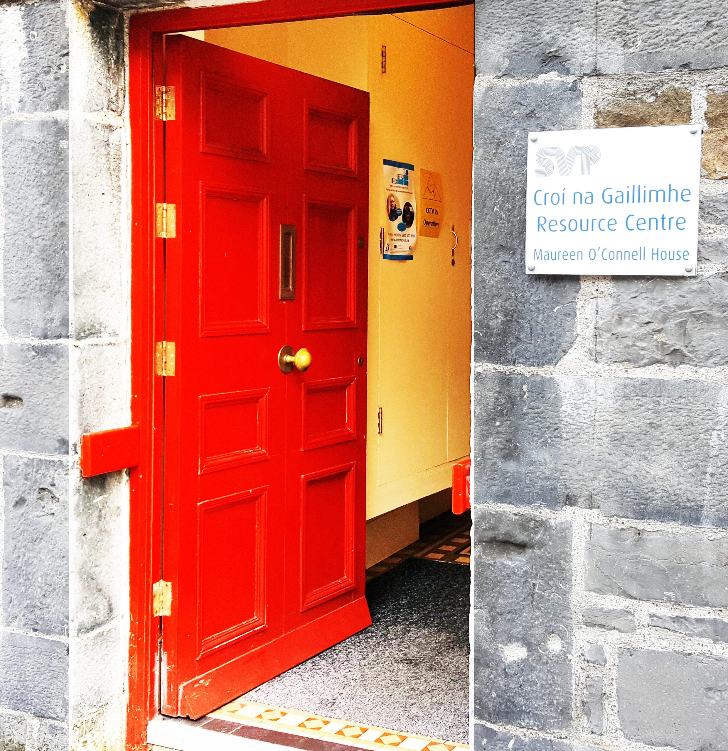 A little red door, opened by your generosity - Society of St. Vincent ...
