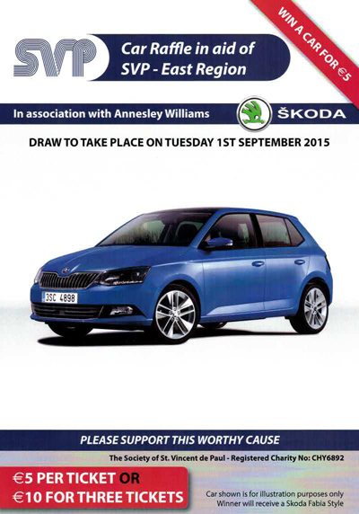 SVP East Car Raffle - Society of St. Vincent de Paul