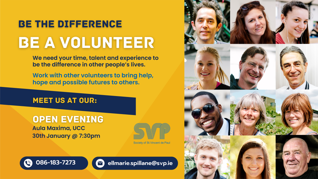 SVP seeks new volunteers in Cork - Society of St. Vincent de Paul